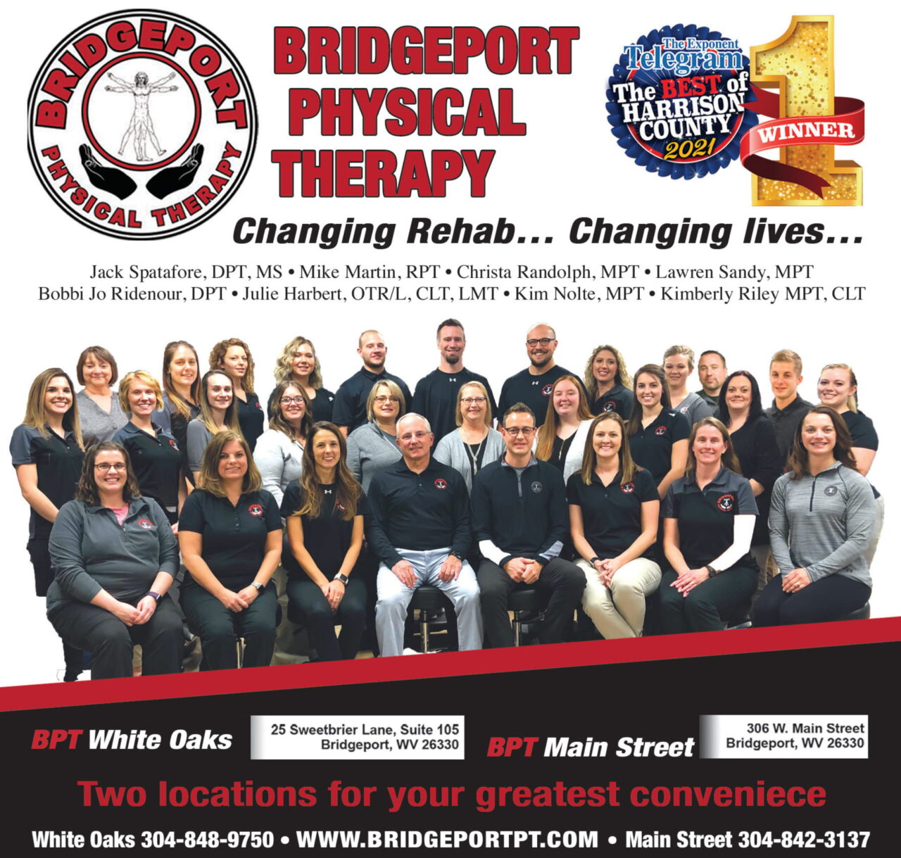 Bridgeport Physical Therapy - North Central WV | Faith, Family, and ...